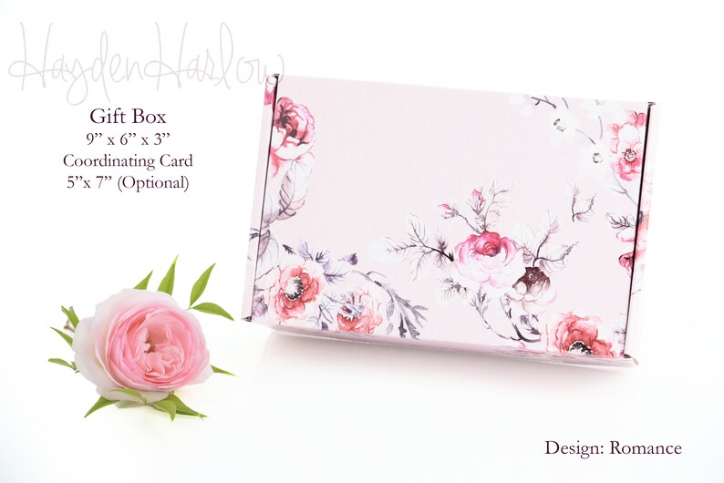 Exclusive All Over Print Gift Box With Matching Card - Etsy