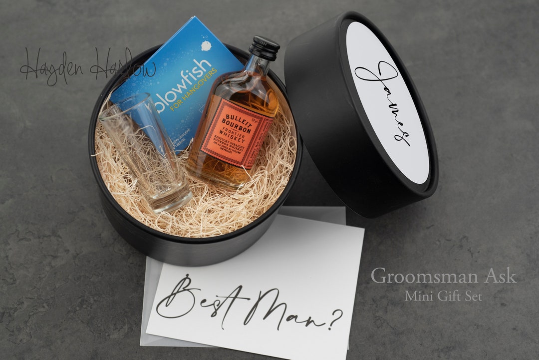 Groomsman Gift Box Set - Mini No. 1 | Groomsmen Ask | Best Man | Father ...