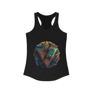 Triangles Tank Top Sacred Geometry Tank Graphic Tank Top - Etsy