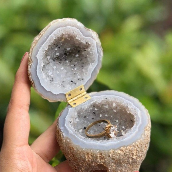 Geode Ring Box - Etsy