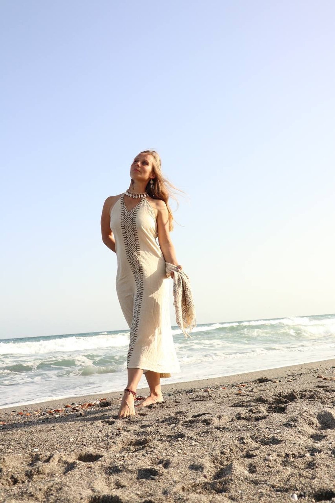 Wild Woman Ceremony Boho Blockprint Dress Ecofashion Tribal Ethnic ...