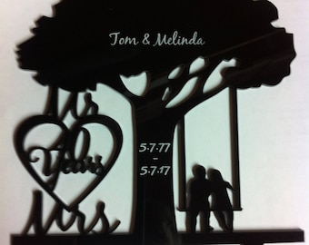 Tree Silhouette Couple - Etsy
