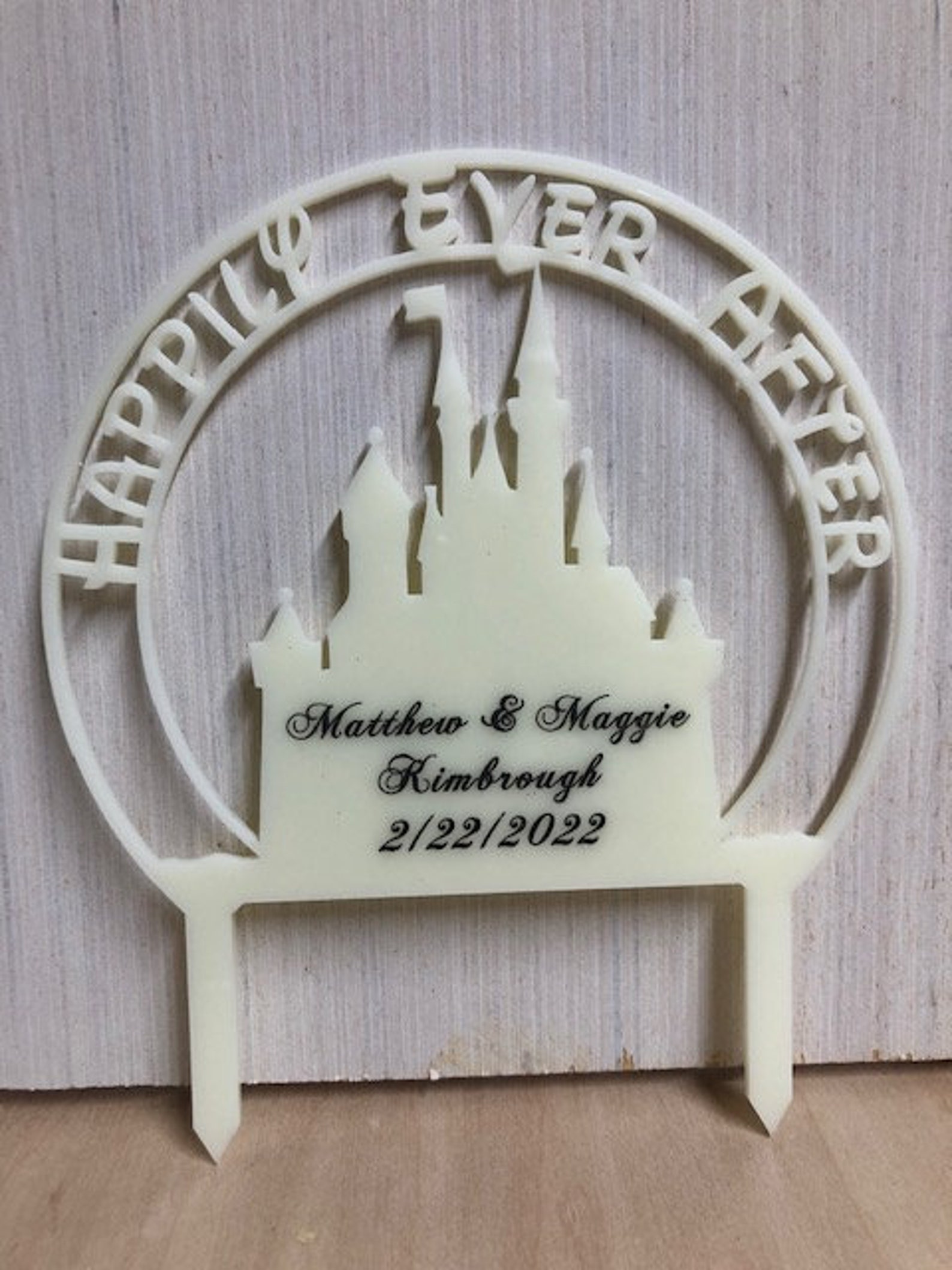 Personalized Happily Ever After Princess Castle With First Names Last ...