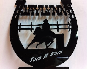 Personalized Monogram Country Western Horseshoe Cowboy Horse | Etsy