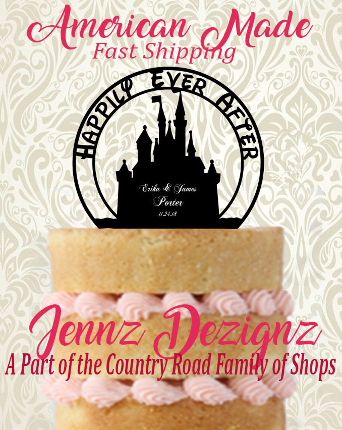 Personalized Happily Ever After Princess Castle With First - Etsy