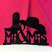Western Cake Topper Horseshoe Roping Date Mr & Mrs Surname - Etsy