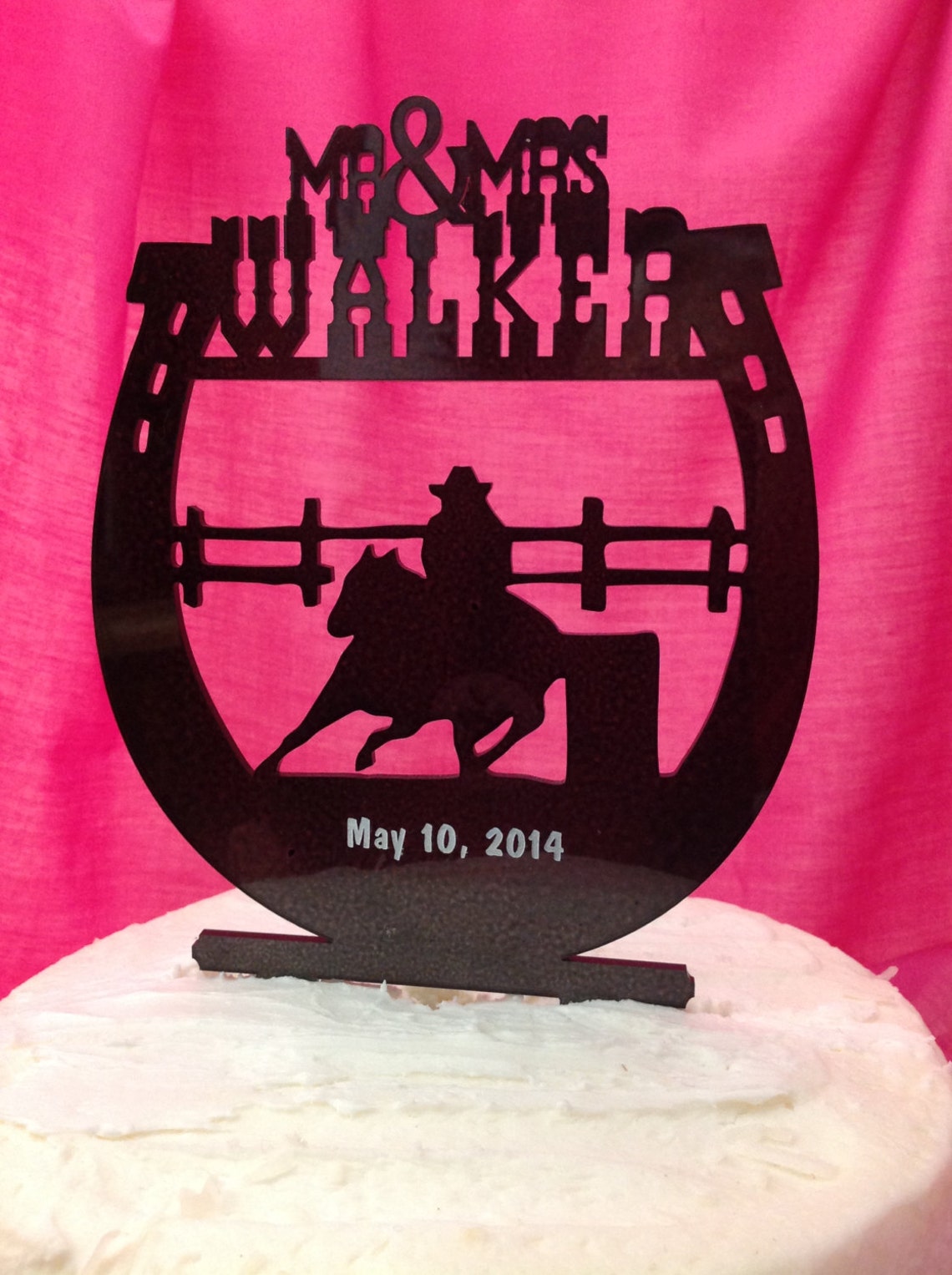 Personalized Monogram Country Western Horseshoe Cowboy Horse | Etsy