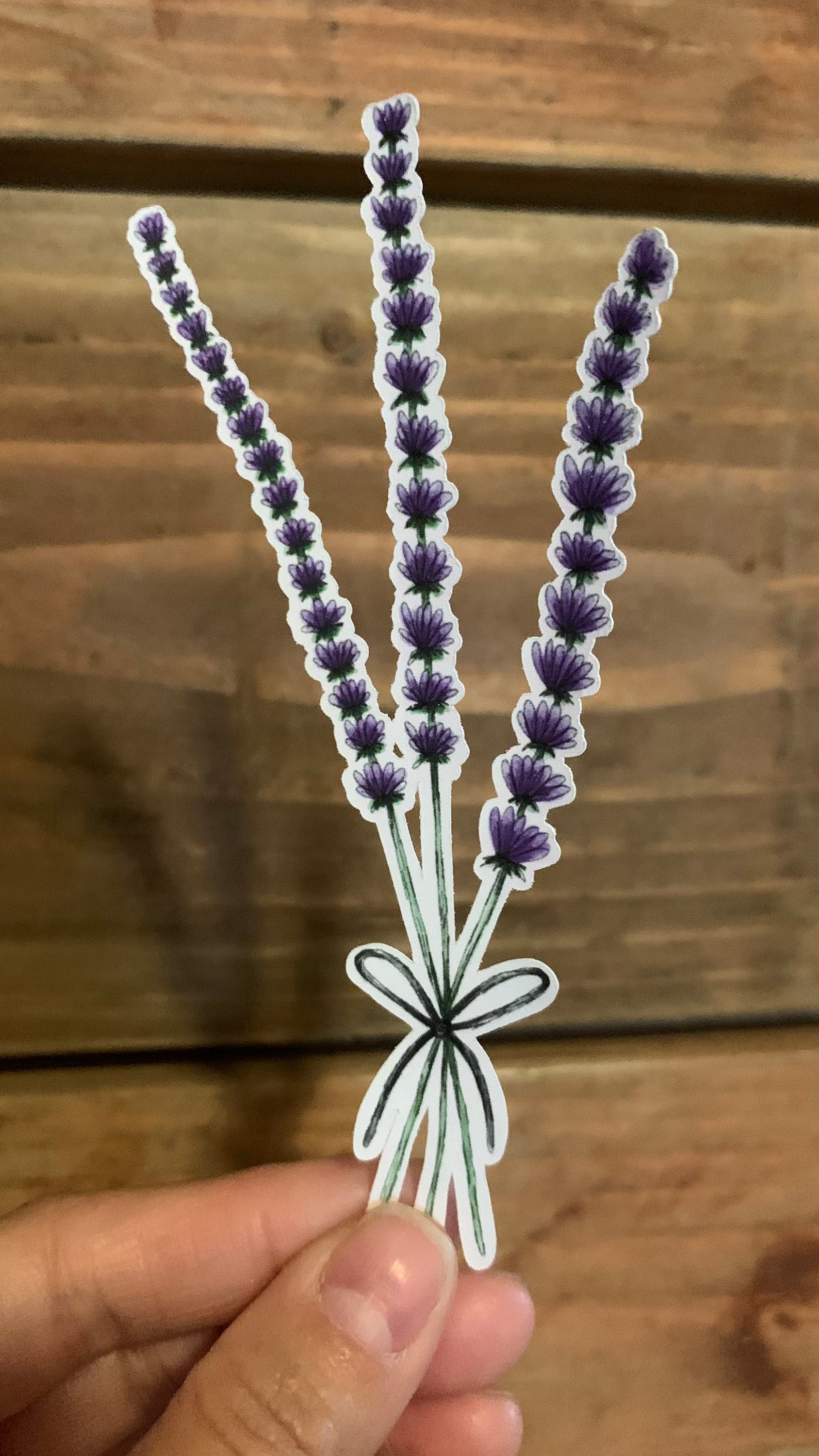 Lavender Vinyl Stickers | Etsy