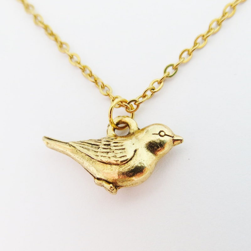 Bird Necklace - Etsy