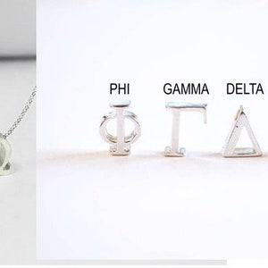 Greek Alpha Letter Jewelry, Greek Initial Alpha Necklace, Gold Alpha ...