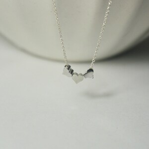 Mini Heart Bracelet. Three Hearts Bracelet. Three Tone Bracelet. Three ...