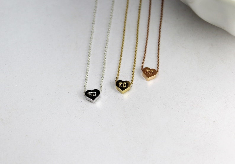 Two Letters 2 Initials Necklace First Name Last Name | Etsy