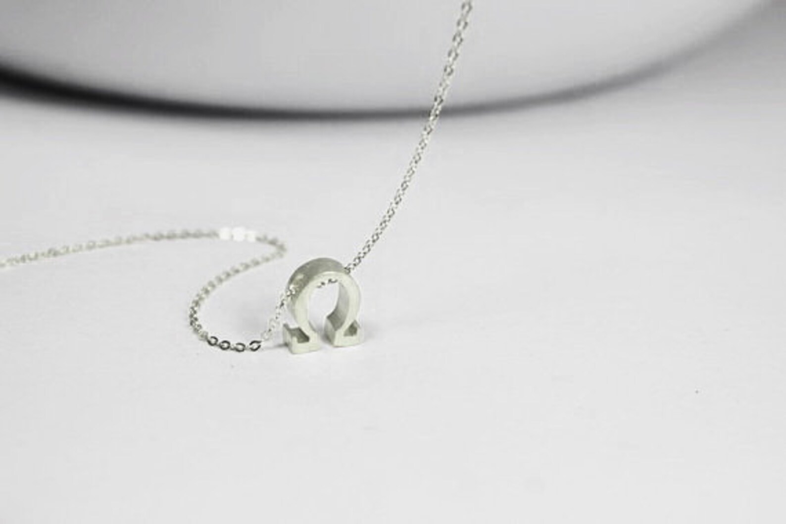 Sterling Silver Greek Letter Necklace. Greek Alphabet Gamma.greek ...