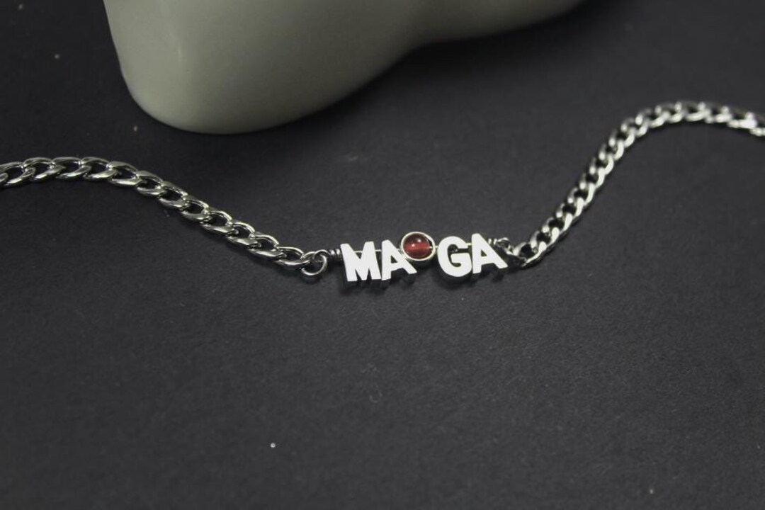 Birthstone Maga Necklace, Custom Gold or Silver Maga Jewelry ...
