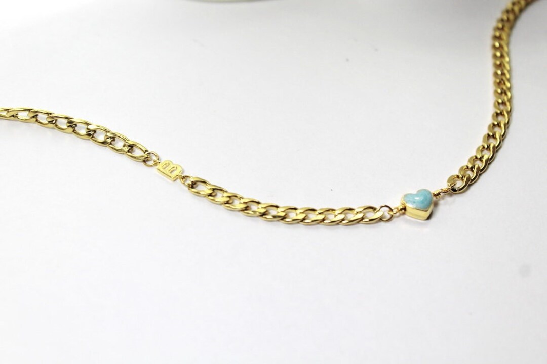 Personalized Heart Jewelry. Sideways Initial Necklace. Multicolor Heart ...