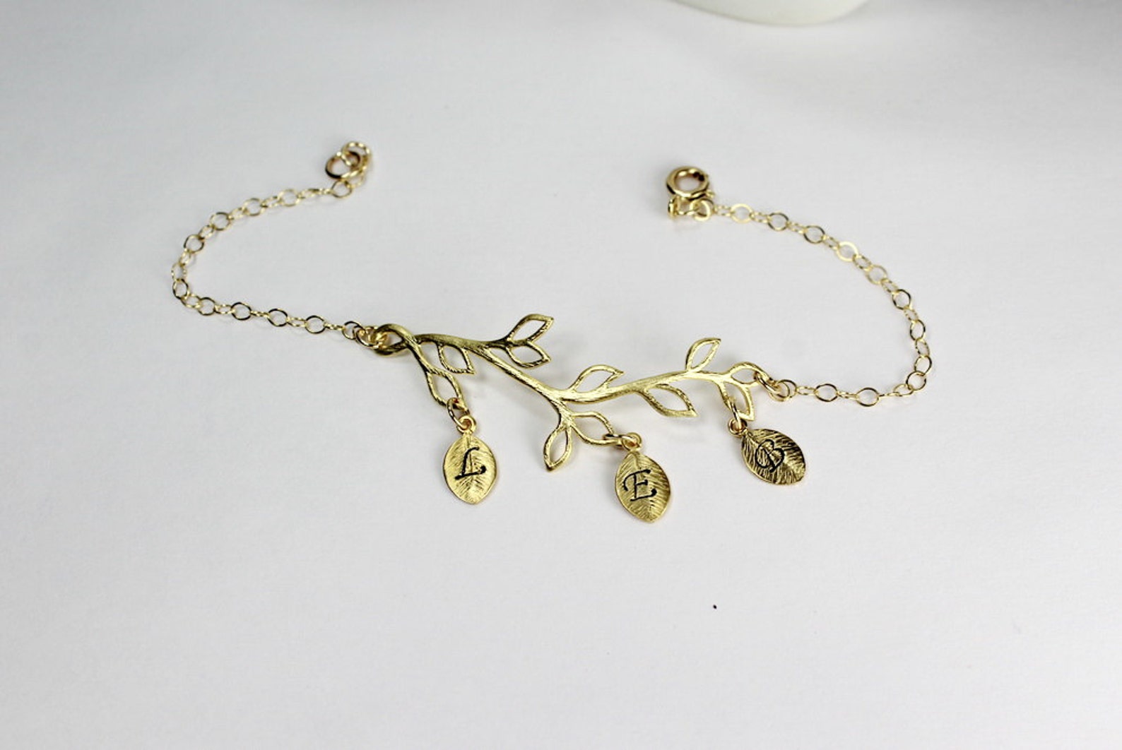 Olive Branch Bracelet Olive Branch Jewelry Gold Branch - Etsy