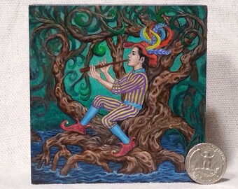 Jester Oil Painting | Etsy