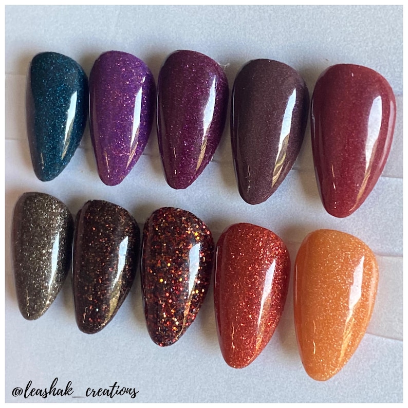 Pick Your Color - Fall Edition Press-ons - Etsy