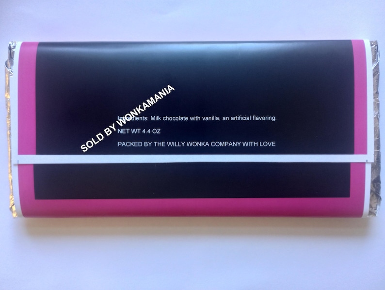 Wonka Chocolate Bar With Golden Ticket (chocolate Included)-one Bar per ...