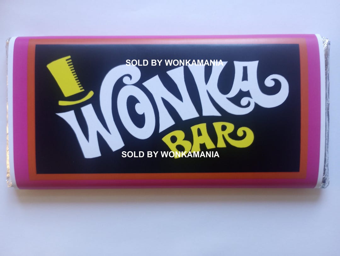 Wonka Chocolate Bar With Golden Ticket (chocolate Included)-one Bar per ...