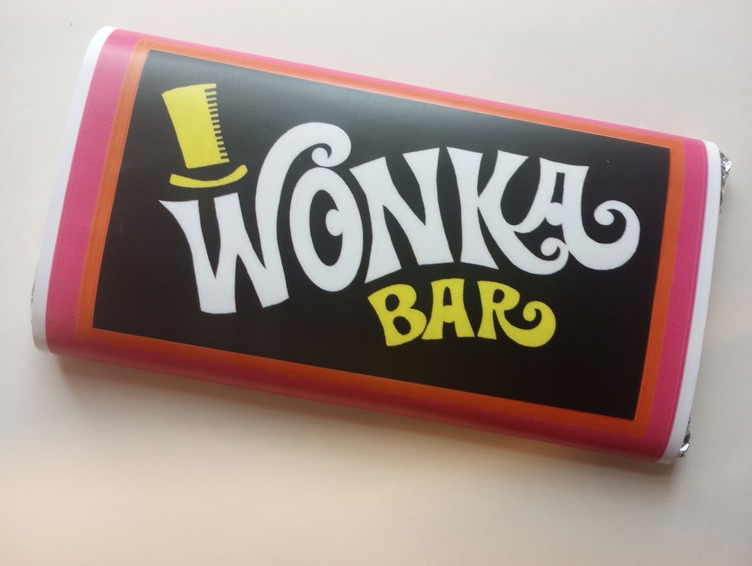 Wonka Chocolate Bar With Golden Ticket (chocolate Included)-one Bar per ...
