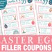 Easter Egg Filler Coupons / Easter Egg Fillers / Egg Fillers for Kids ...