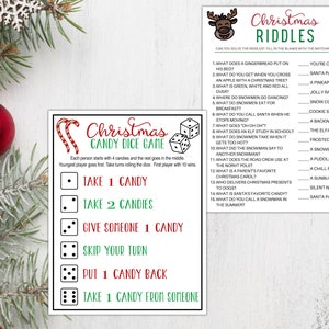 Christmas Game Bundle / Printable Christmas Games for Kids / Games for ...