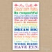 Custom Made Classroom Rules PRINTABLE. Classroom Sign Subway Art ...