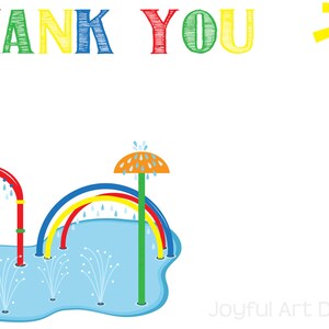 Splash Pad Party Invitation. Park Birthday Party Invite. Party Decor ...