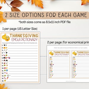 Thanksgiving Game BUNDLE / Thanksgiving Games / Friendsgiving Games ...