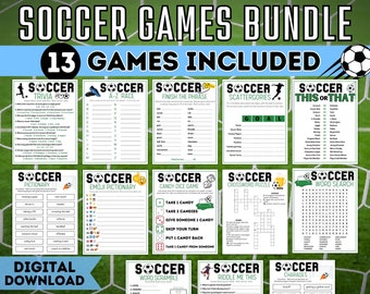 Soccer Finish the Phrase / Printable Soccer Team Party Games / Soccer ...