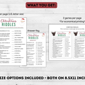 Christmas Riddles / Christmas Party Games / Christmas Trivia / Fun ...