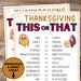 Thanksgiving This or That Game / Fun Thanksgiving Game / Would You ...