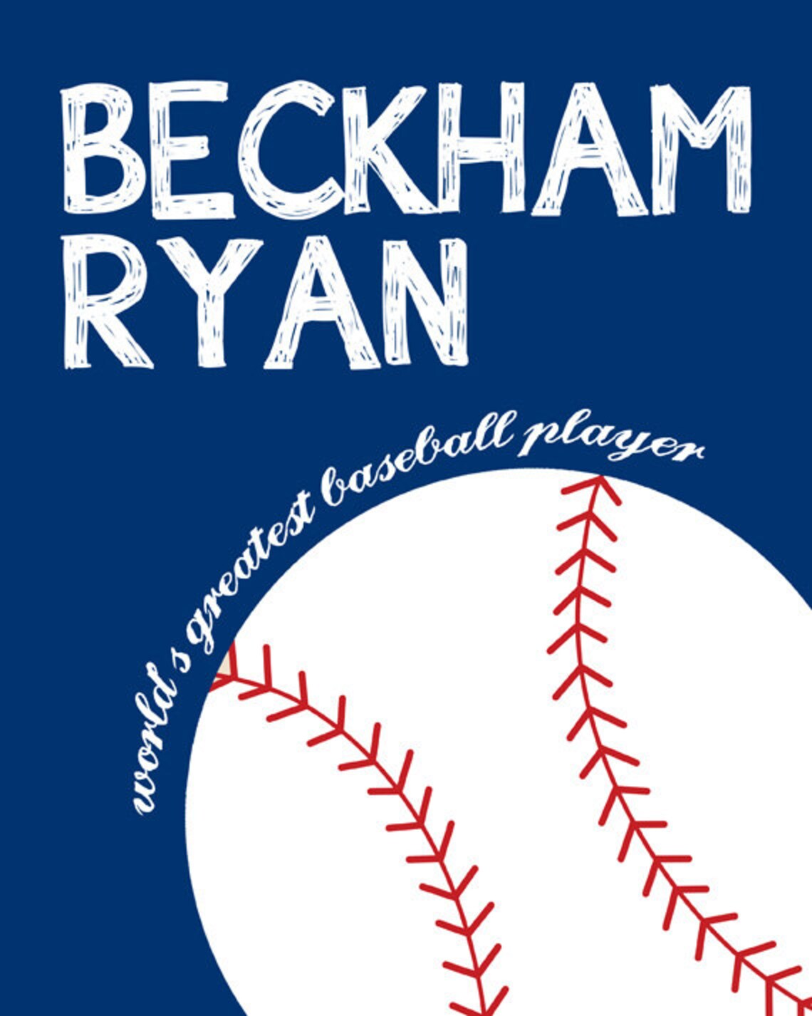 Baseball Sign. Custom Name PRINTABLE Sign. Sports Decor. | Etsy