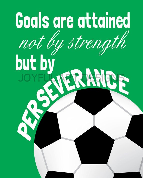 Set of 4 Motivating Sports Quotes PRINTABLE Signs. Football Soccer ...