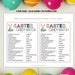 Easter Candy Match Game / Easter Party Games / Printable Easter Games ...