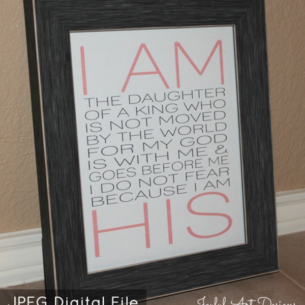 I Am His - Etsy