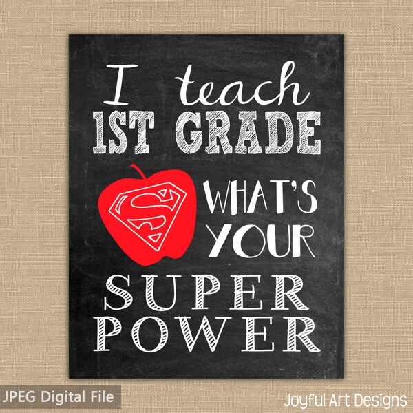 I Teach Superpower - Etsy