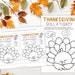 Thanksgiving Roll A Turkey Color Game / Thanksgiving Coloring Page ...