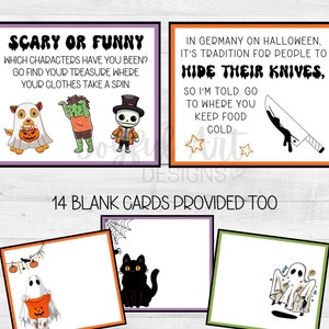 Halloween Scavenger Hunt for Kids / Indoor Treasure Hunt / Halloween ...