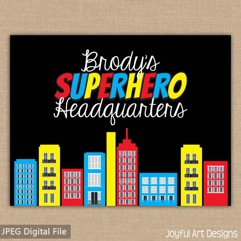 Superhero Building - Etsy