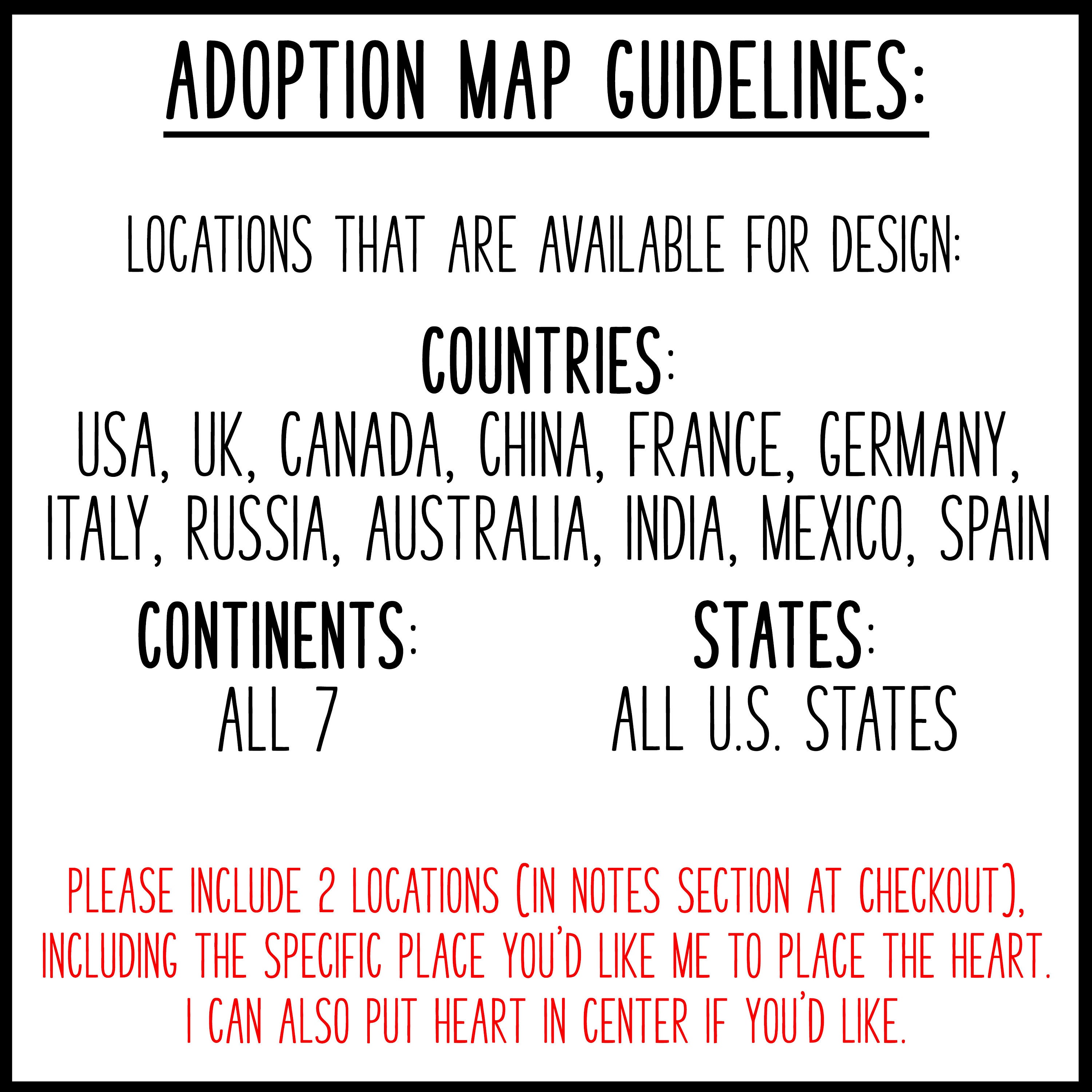Adoption Maps With Connecting Lines PRINTABLE Sign. China - Etsy