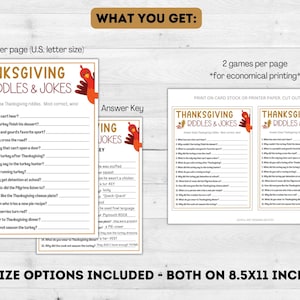 Thanksgiving Riddles / Thanksgiving Riddle Me This Trivia Game ...
