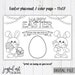 Printable Easter Placemat, Easter Table Decor, Easter Place Cards, Kid ...