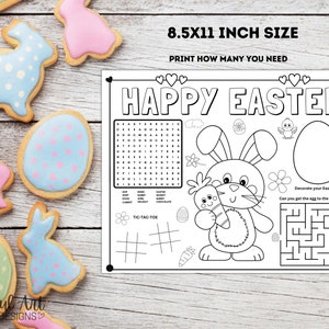 Easter Coloring Page / Easter Activity / Coloring Page / Easter ...