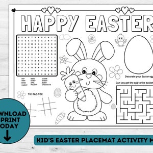 Easter Coloring Page / Easter Activity / Coloring Page / Easter ...