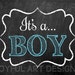 Gender Reveal Printable Sign. It's a BOY. It's a GIRL. - Etsy