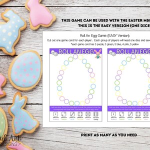 Easter Game / Roll an Egg Candy Dice Game / Easter Party Games / Easter ...