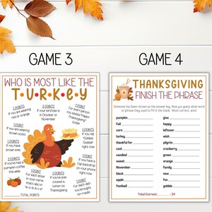 Thanksgiving Game BUNDLE / Thanksgiving Games / Friendsgiving Games ...