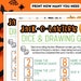 Draw a Pumpkin Dice Game / Halloween Party Games / Printable Halloween ...